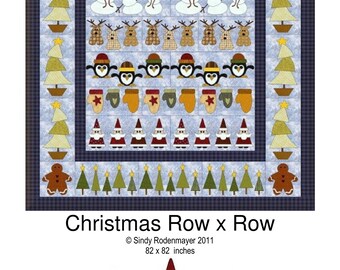 Christmas Row Quilt - Etsy