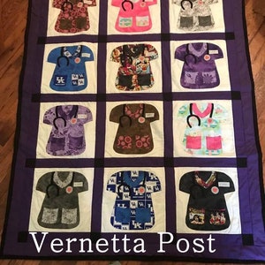 FCP-053 Scrubs (digital Pattern) *a Fusible Applique Quilt Pattern - Etsy