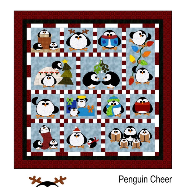 Penguin Quilt Pattern - Etsy