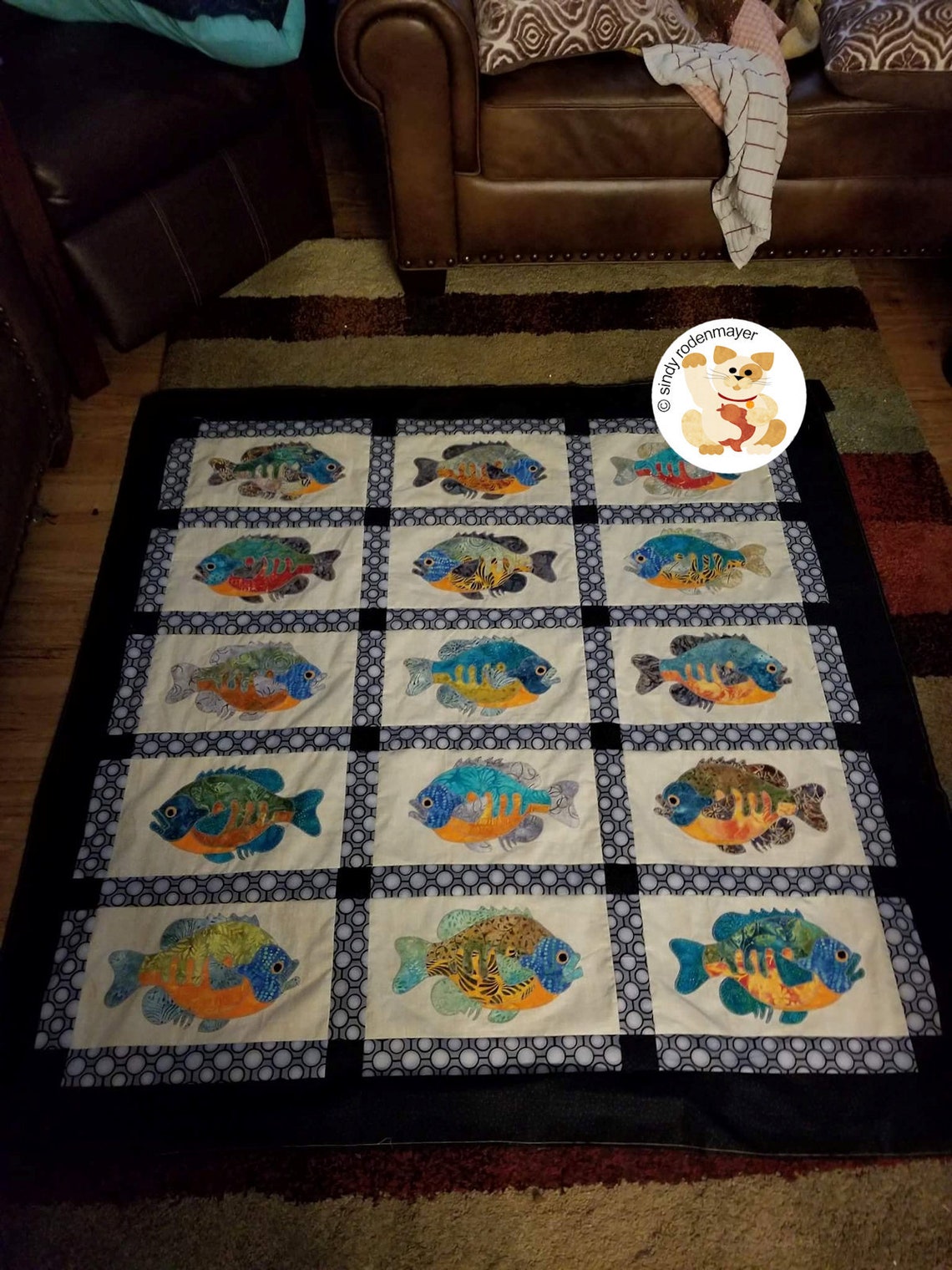 FCP-078 Catch of the Day Bluegill digital Pattern a - Etsy