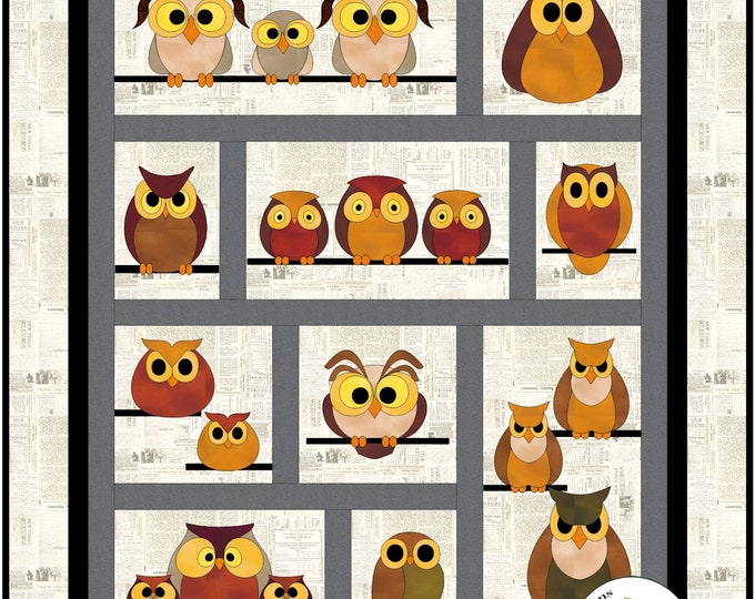 Burrowing Owl Applique Quilt Pattern - Etsy