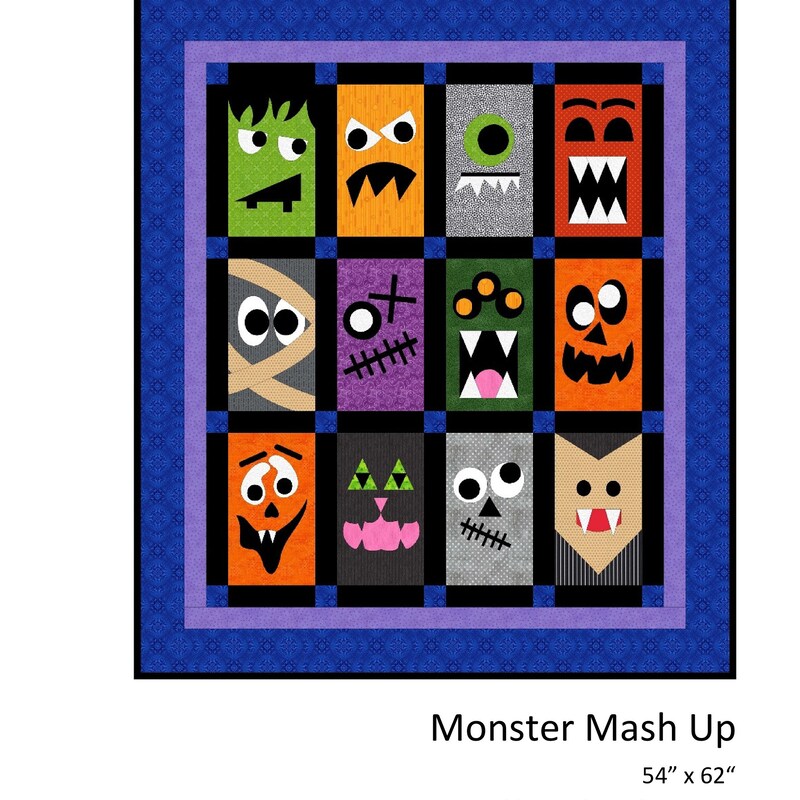 Monster Quilt - Etsy