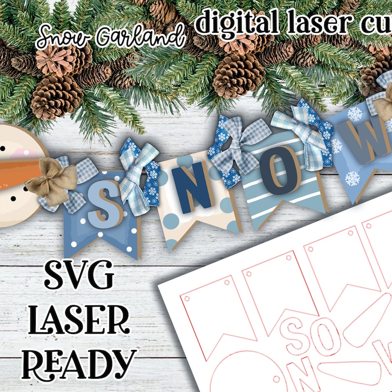 Paper Garland for January - Etsy