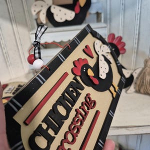 Chicken Crossing Laser SVG Set| Chicken SVG| Laser Cut Chicken| Glow ...