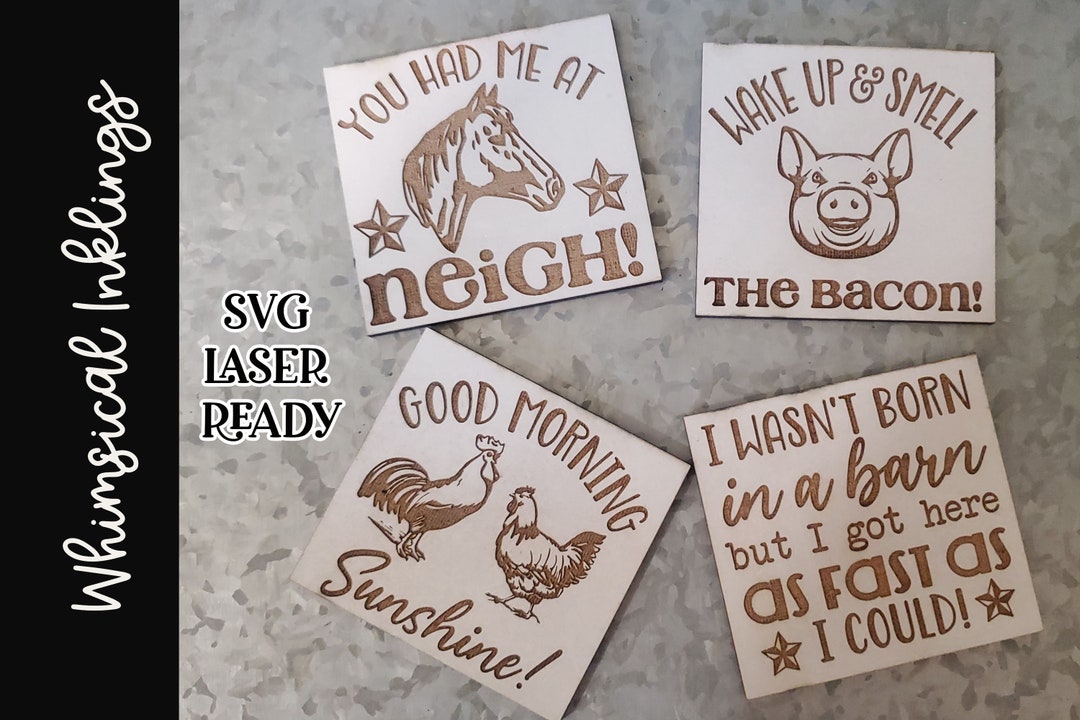 Barn Yard Magnet SVG Collection| Horse SVG| Laser Cut Magnet| Glow ...