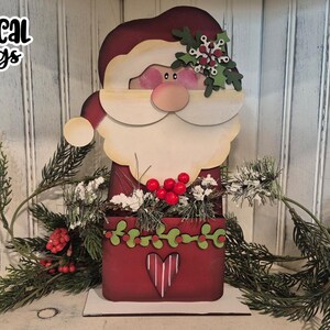 Prim Christmas Pockets Laser SVG Set |santa SVG| Laser Cut Christmas ...