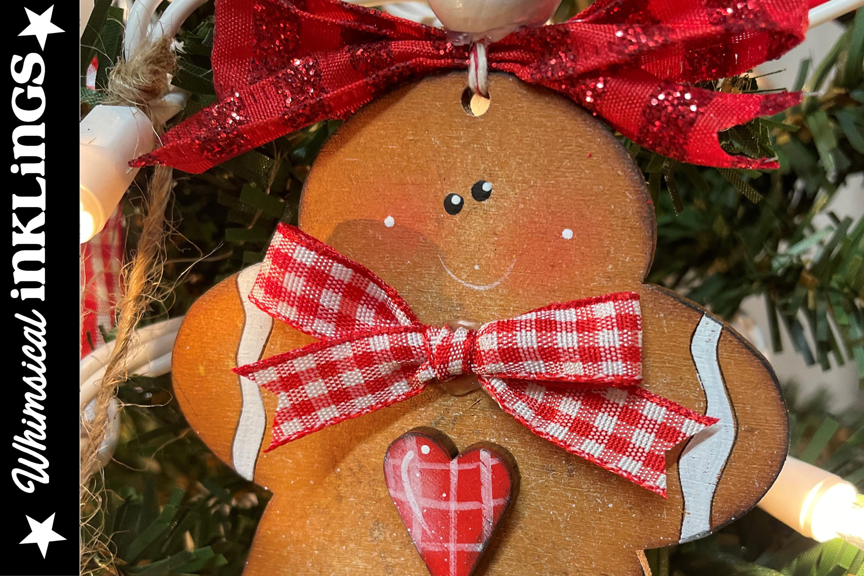 Simple Ginger Ornament| Christmas SVG| Laser Cut Christmas Gingerbread ...