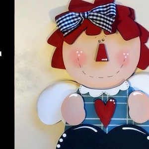 Little Angel Annie SVG| Prim Annie SVG| Raggedy Annie Ornament| Glow ...