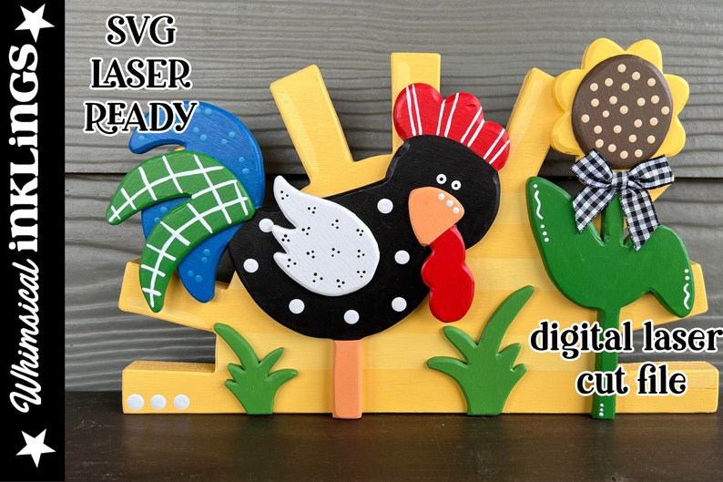 Rise and Shine Rooster SVG| Rooster SVG| Laser Cut Pig| Glow Forge ...