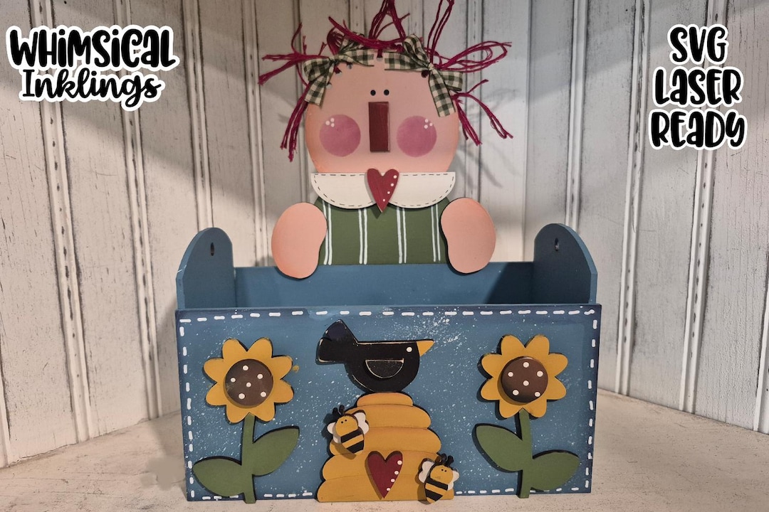 Sweet Annie Box SVG| Prim Annie SVG| Raggedy Annie Sign| Glow Forge ...