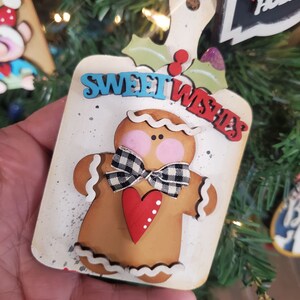 Sweet Wishes Gingerbread Ornament| Christmas SVG| Laser Cut Christmas ...