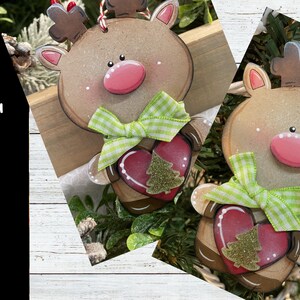 Reindeer Love SVG| Laser Cut Reindeer Ornament| Glow Forge|christmas ...