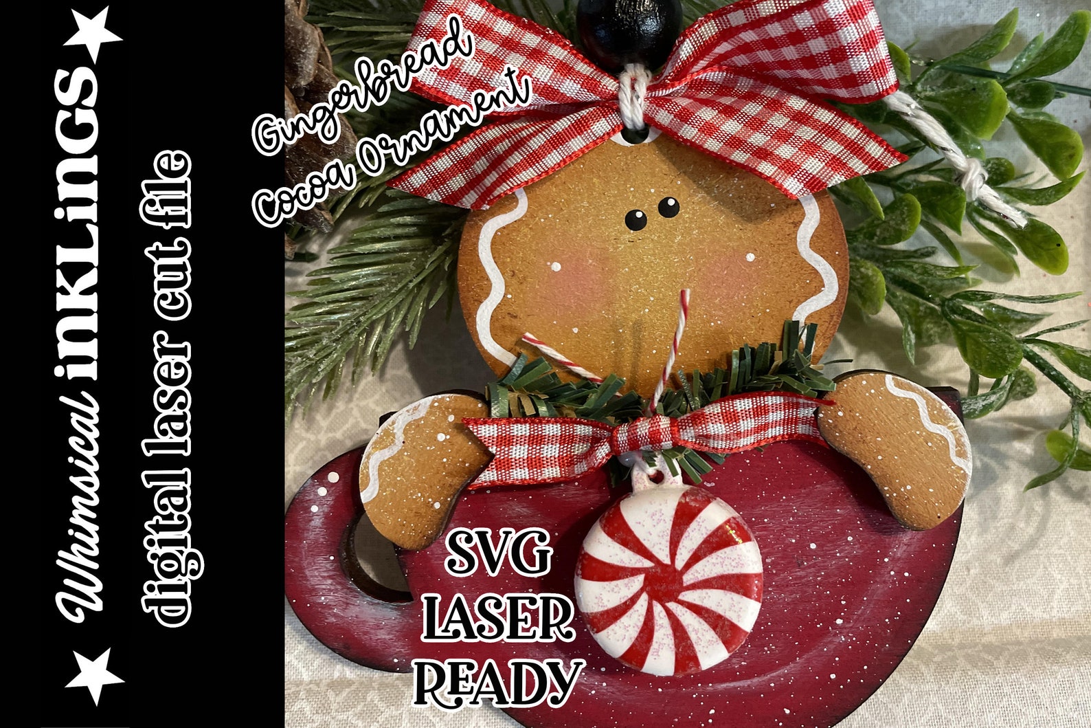 Sweet Gingerbread Laser Ready SVG Bundle| Christmas SVG| Laser Cut ...