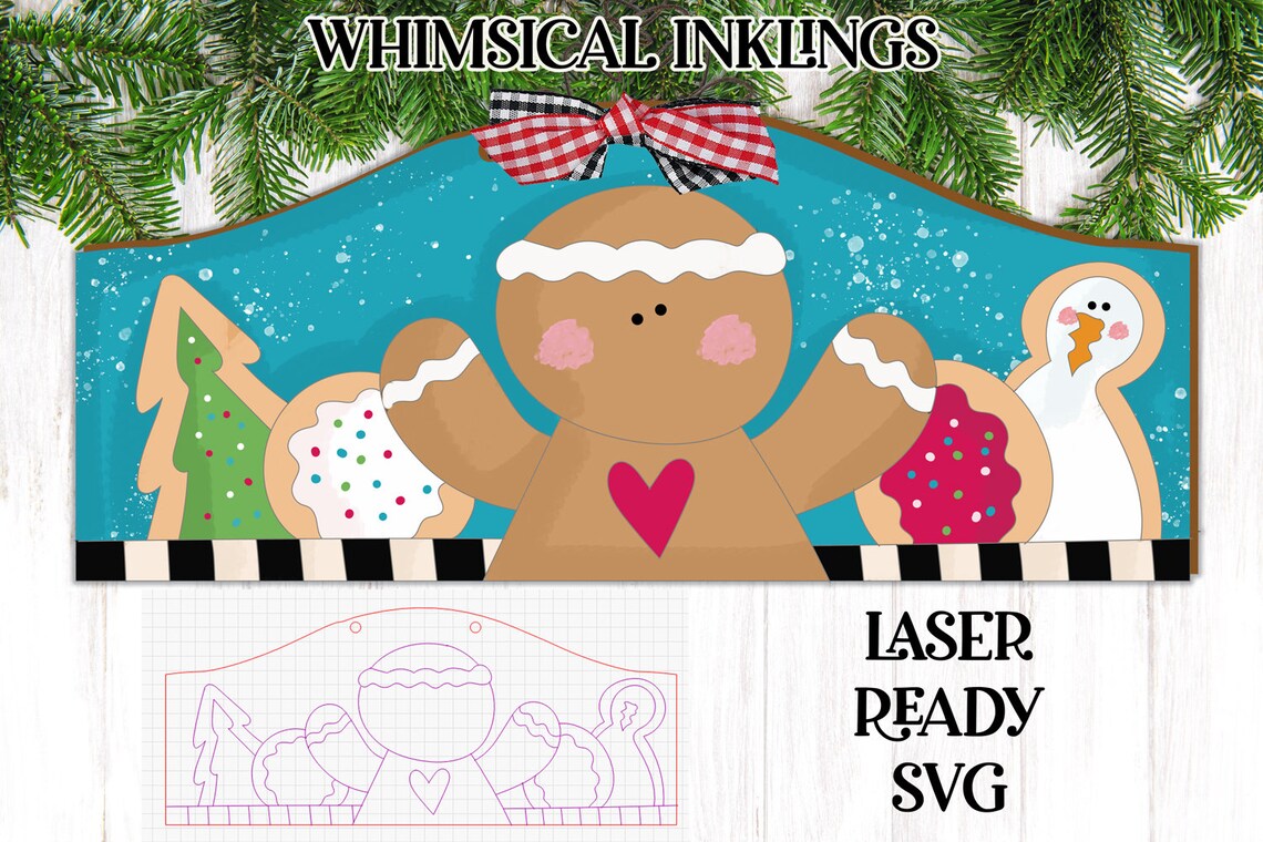 Christmas Trio Sign Set SVG| Laser Cut Christmas Sign| Glow Forge ...