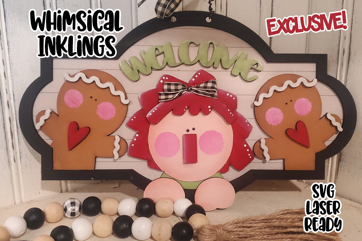 Welcome Annie SVG| Prim Annie SVG| Raggedy Annie Hanger| Glow Forge ...