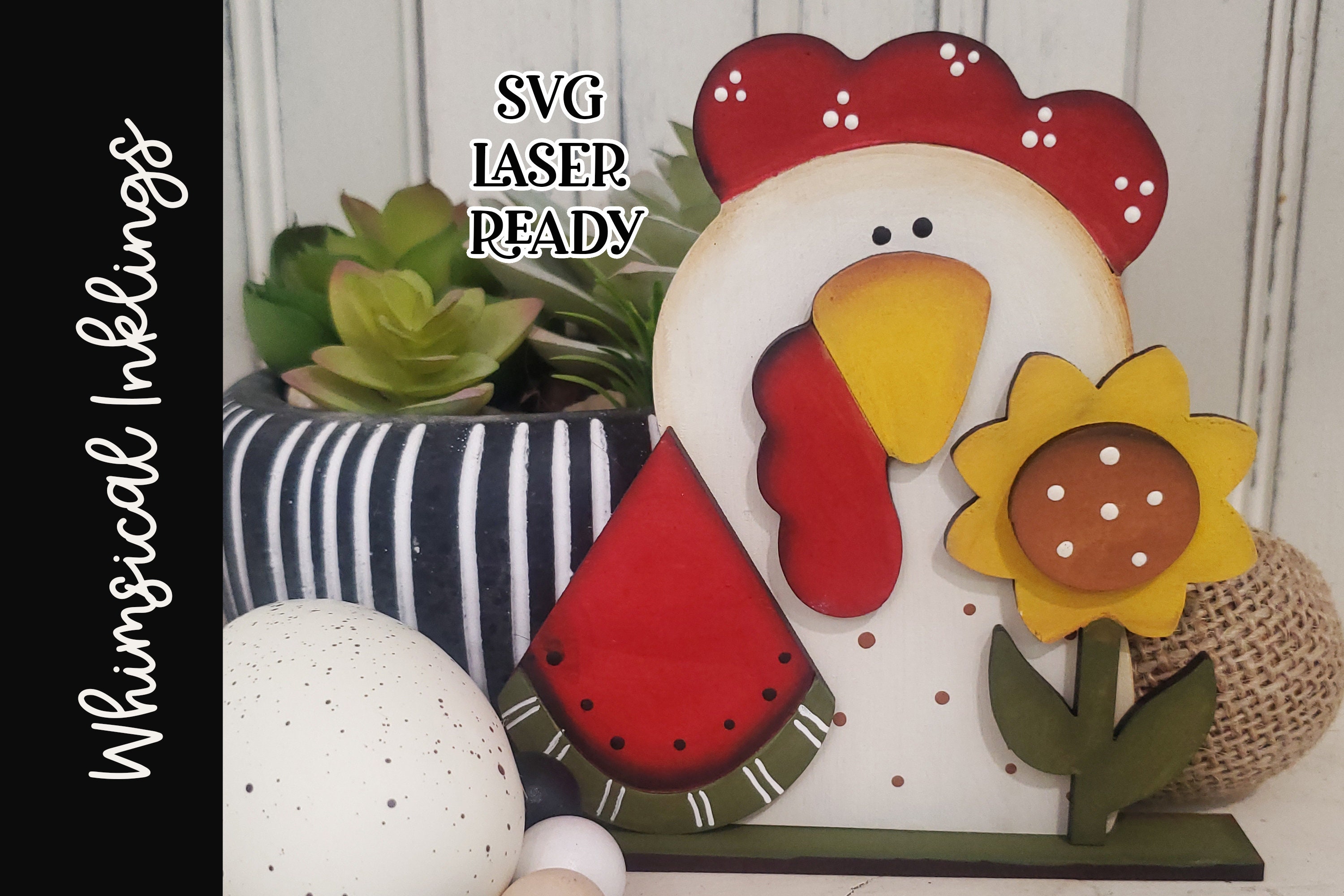 Bitty Chicken SVG/ Chicken SVG/ Laser Cut Chicken/ Glow forge/ - Etsy ...