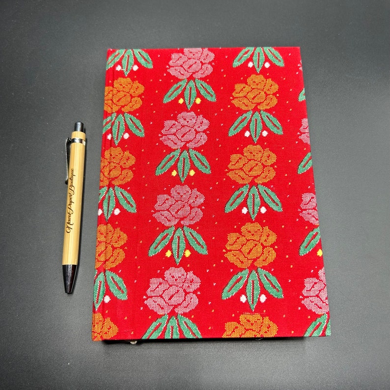 Nepali Dhaka Fabric Cover Deckle Edge Lokta Journal |handmade in Nepal ...