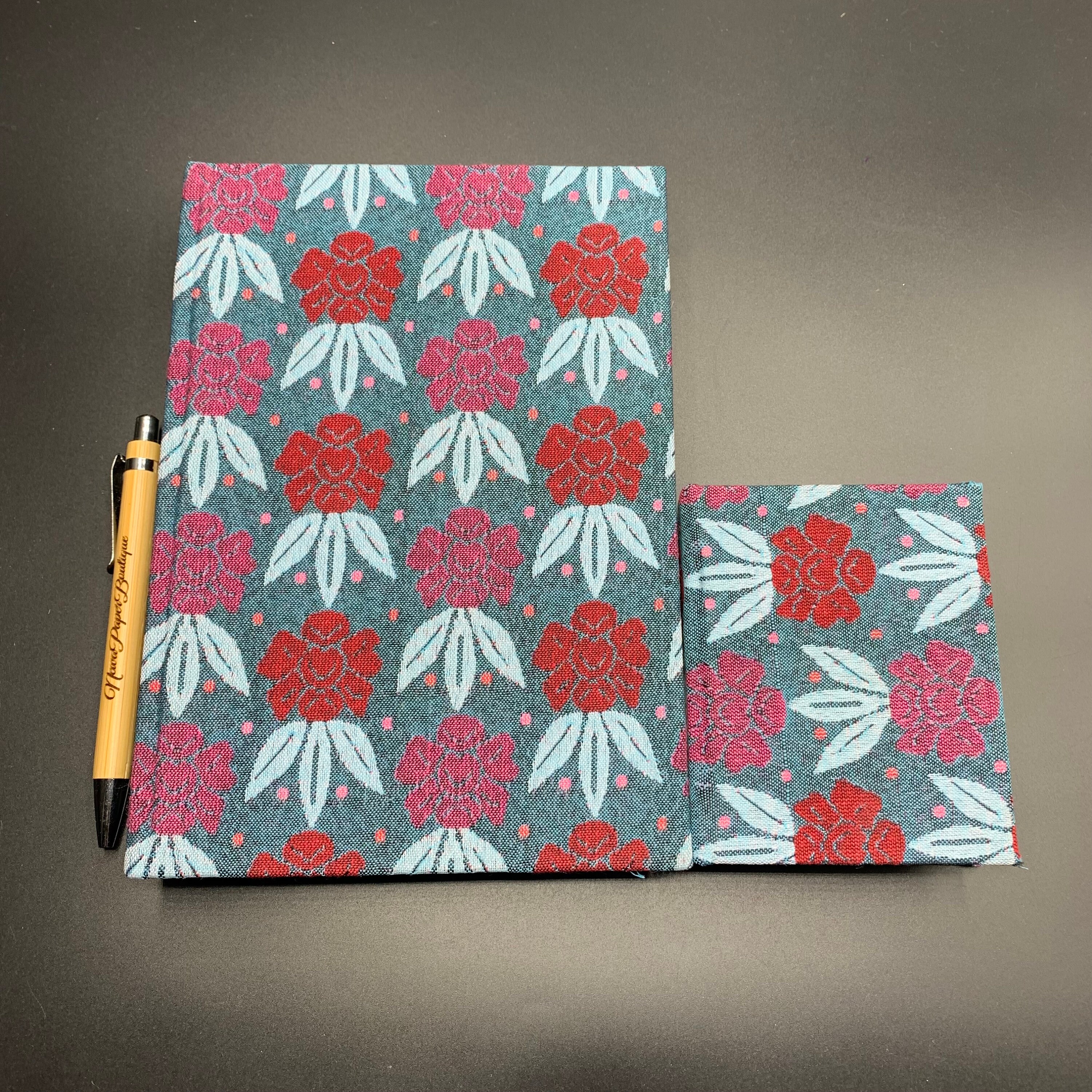 Nepali Dhaka Fabric Cover Deckle Edge Lokta Journal |handmade in Nepal ...