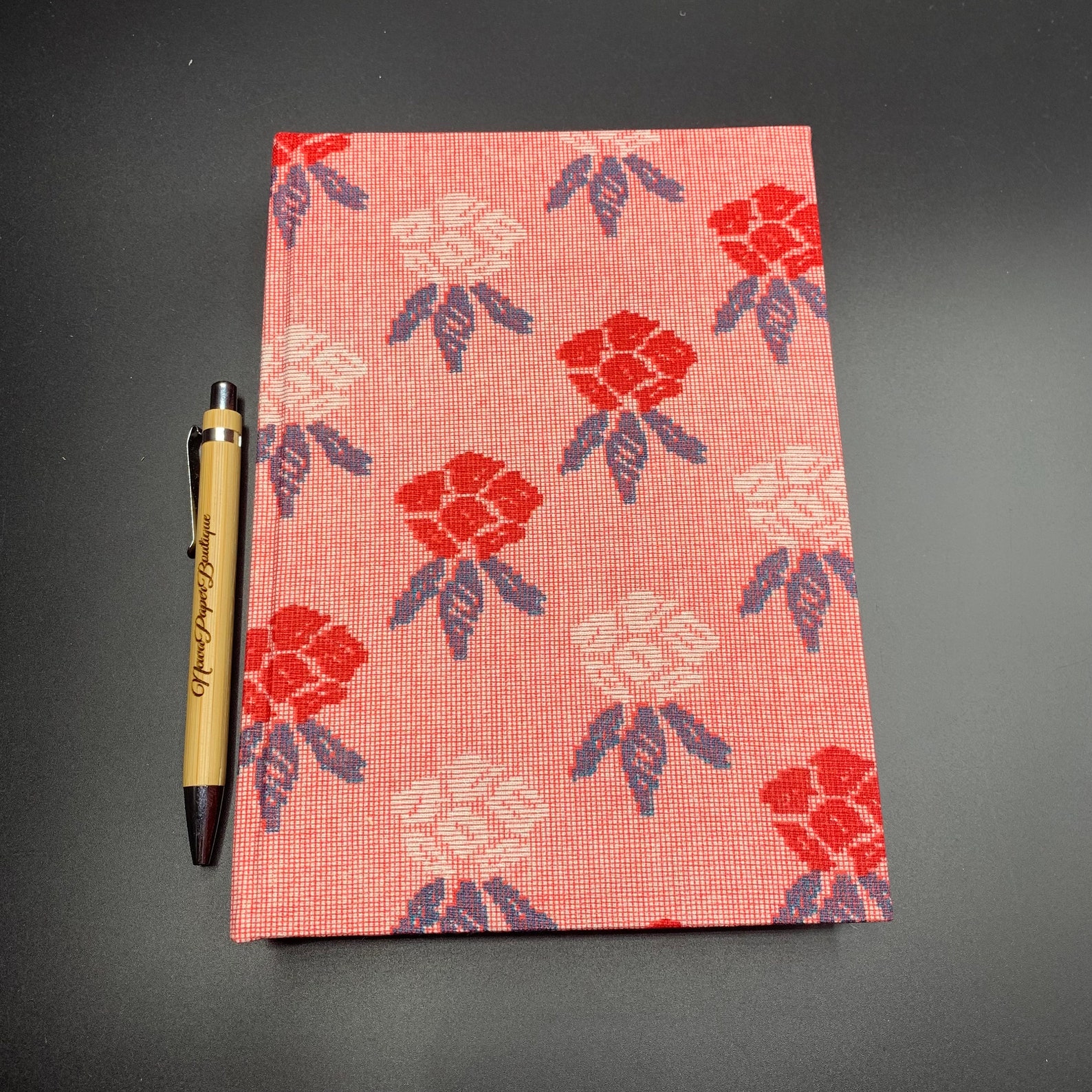 Nepali Dhaka Fabric Cover Deckle Edge Lokta Journal |handmade in Nepal ...