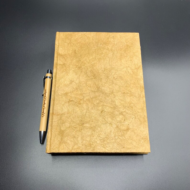 Plain Cover Deckle Edge Lokta Journal handmade in Nepal - Etsy