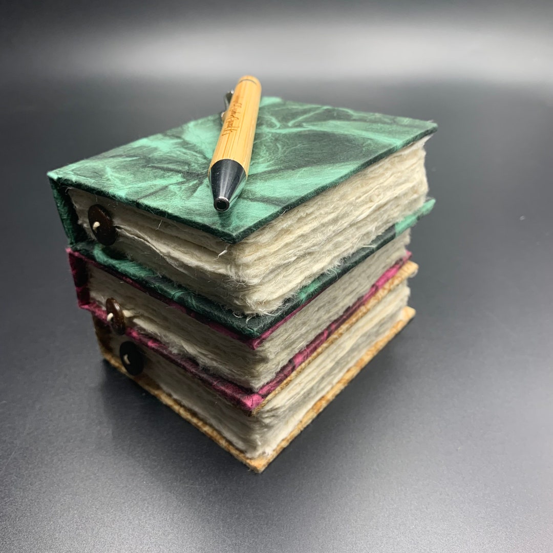 Mini Deckle Edge Lokta Journal |handmade in Nepal - Etsy