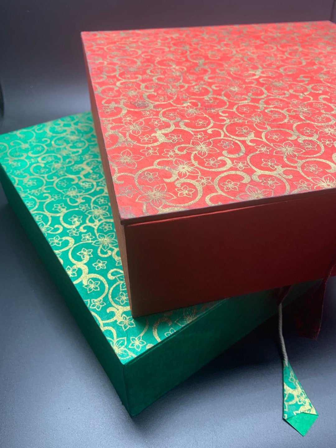 Handmade Lokta Paper Gift Box| 11x11x3 Inches - Etsy