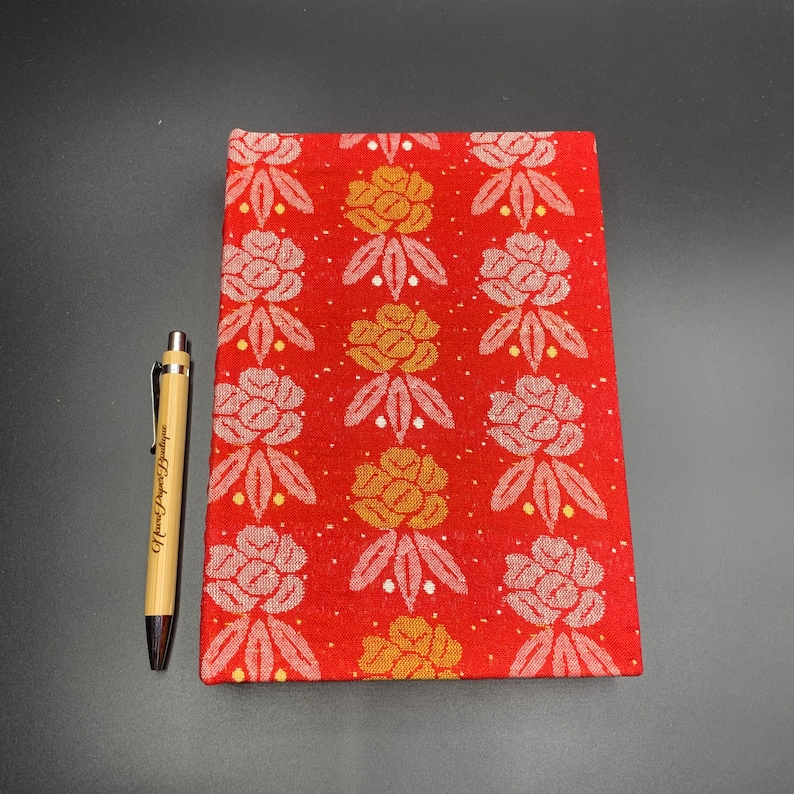 Nepali Dhaka Fabric Cover Deckle Edge Lokta Journal |handmade in Nepal ...