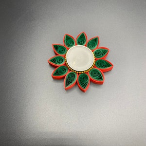 Quilled Paper Candle Holder, Handmade - Etsy