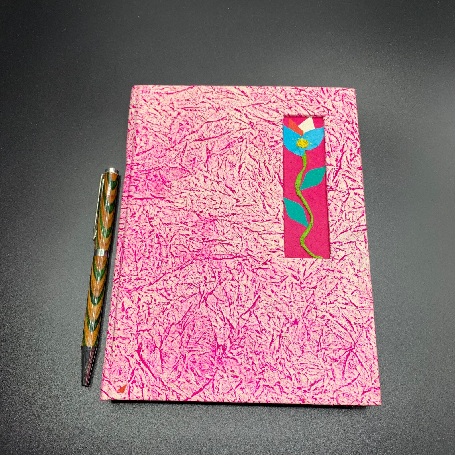 Paper Flower Lokta Journal Made in Nepal Handmade - Etsy