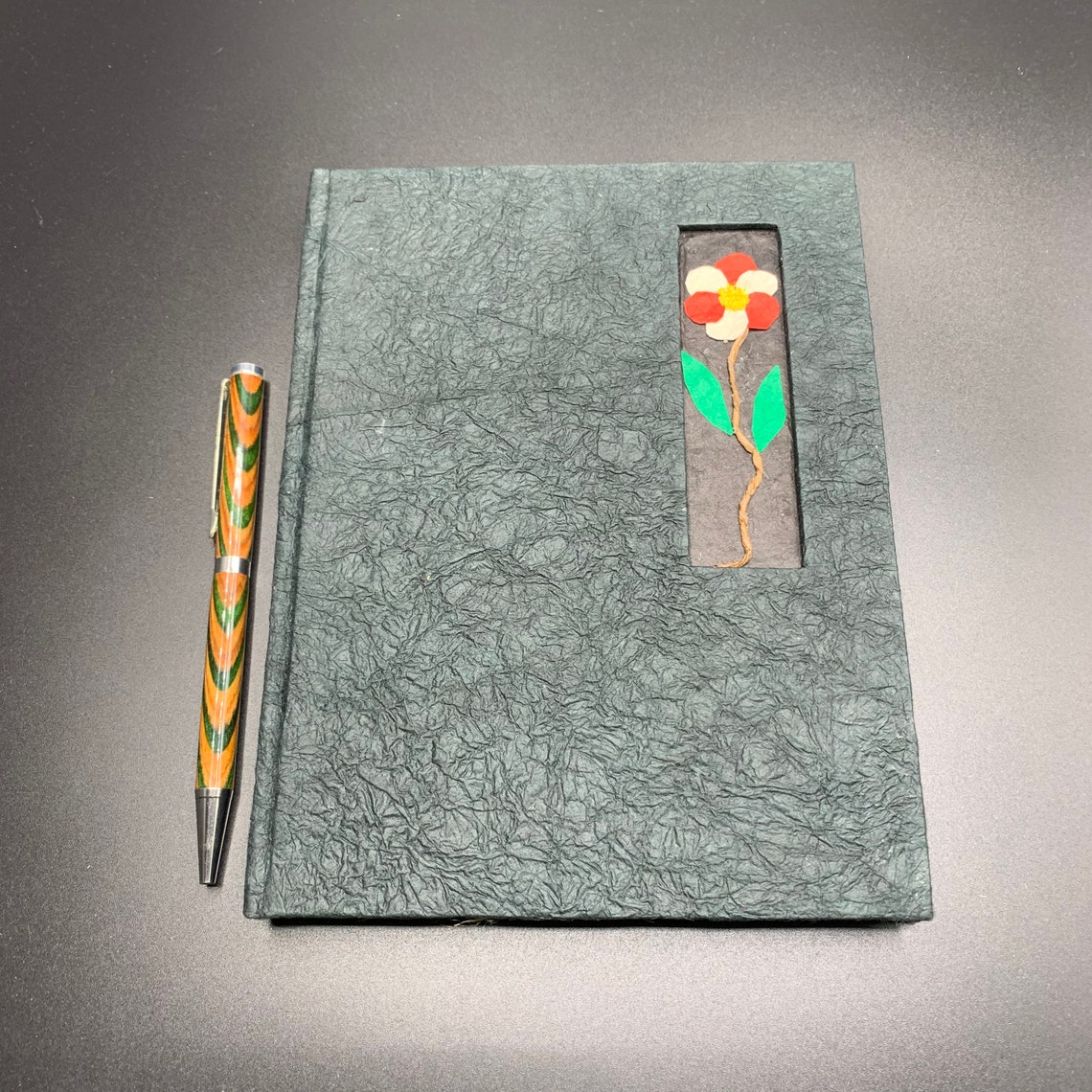 Paper Flower Lokta Journal Made in Nepal Handmade - Etsy