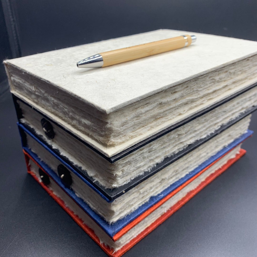 Plain Cover Deckle Edge Lokta Journal |handmade in Nepal - Etsy