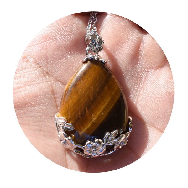Tigers Eye Necklace - Etsy