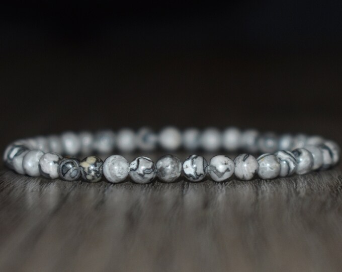 Protection Bracelet Men Bracelet Gift for Men Map Jasper - Etsy