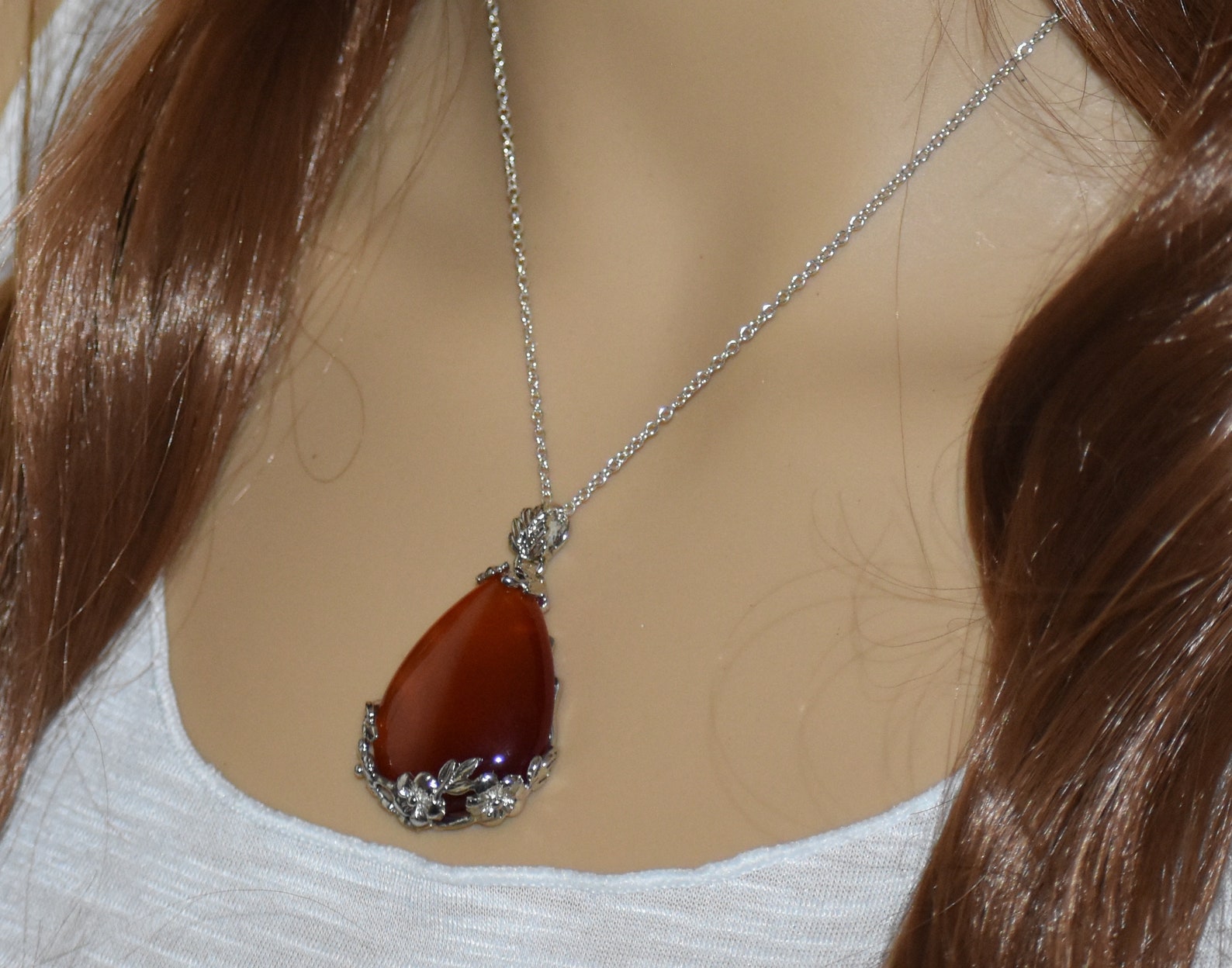 Carnelian Necklace Carnelian Jewelry Healing Crystal - Etsy