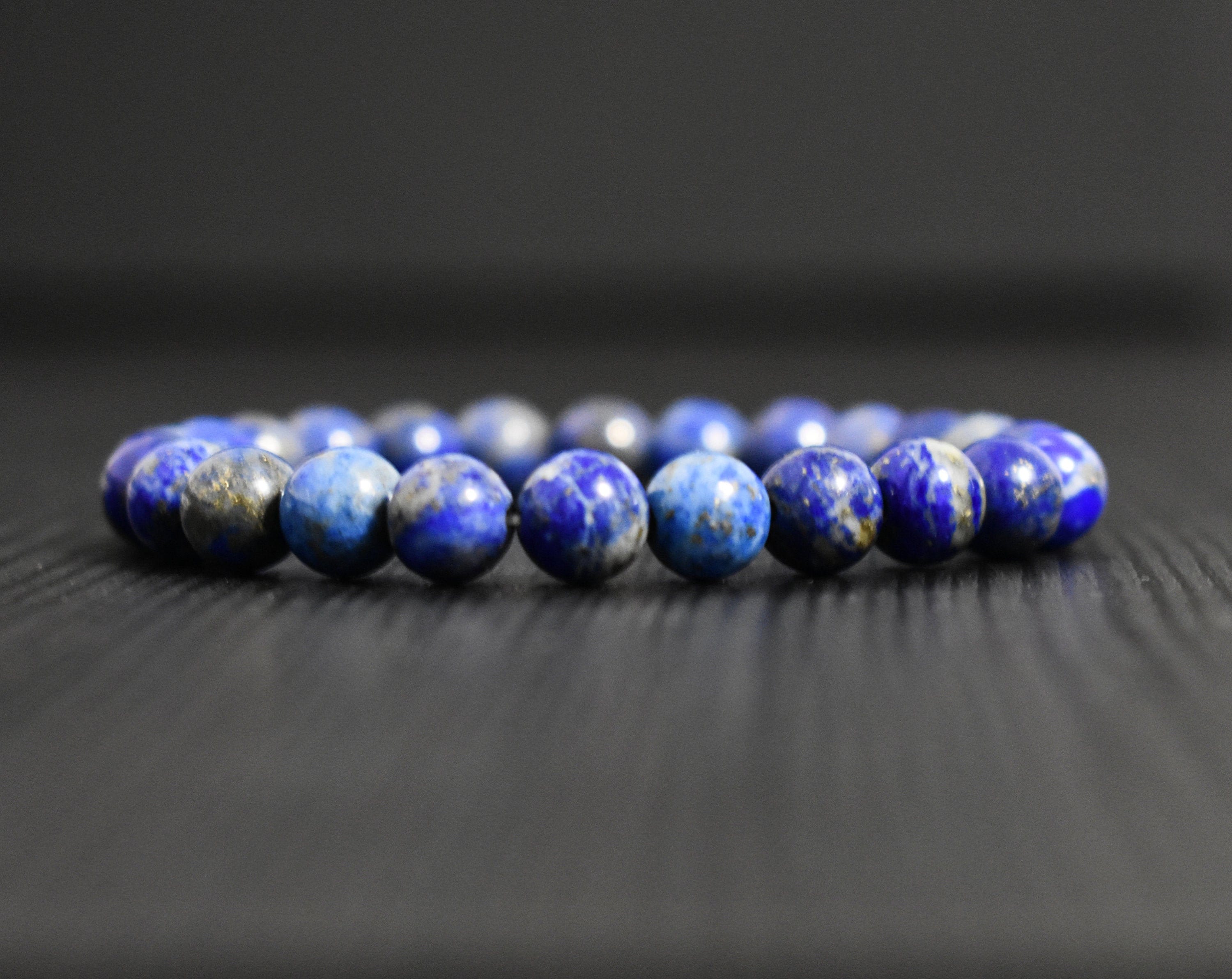 Lapis Lazuli Bracelet Lapis Chakra Bracelet Pierre Mens - Etsy