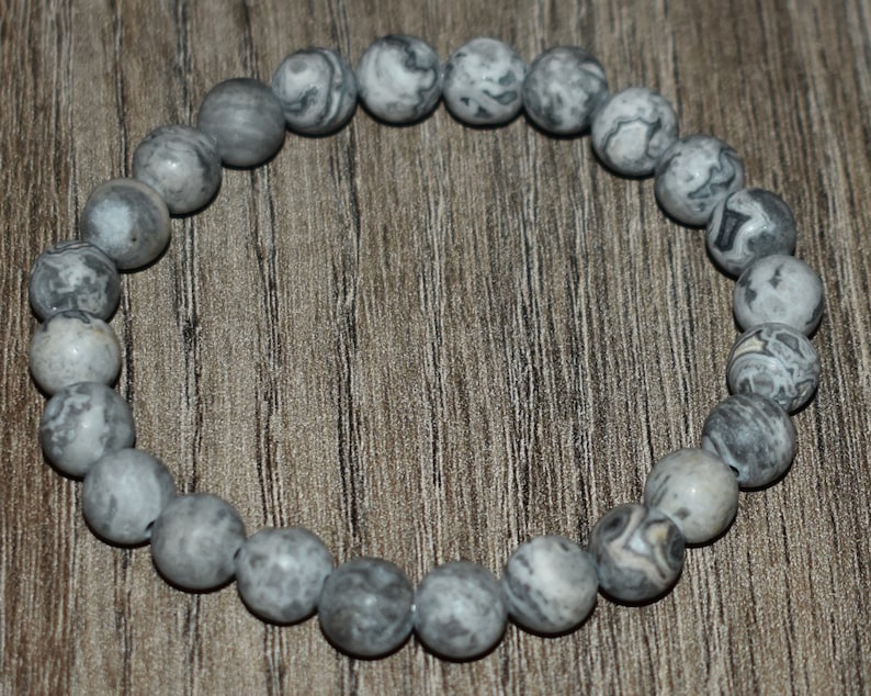 Protection Bracelet Men Bracelet Gift for Men Map Jasper | Etsy