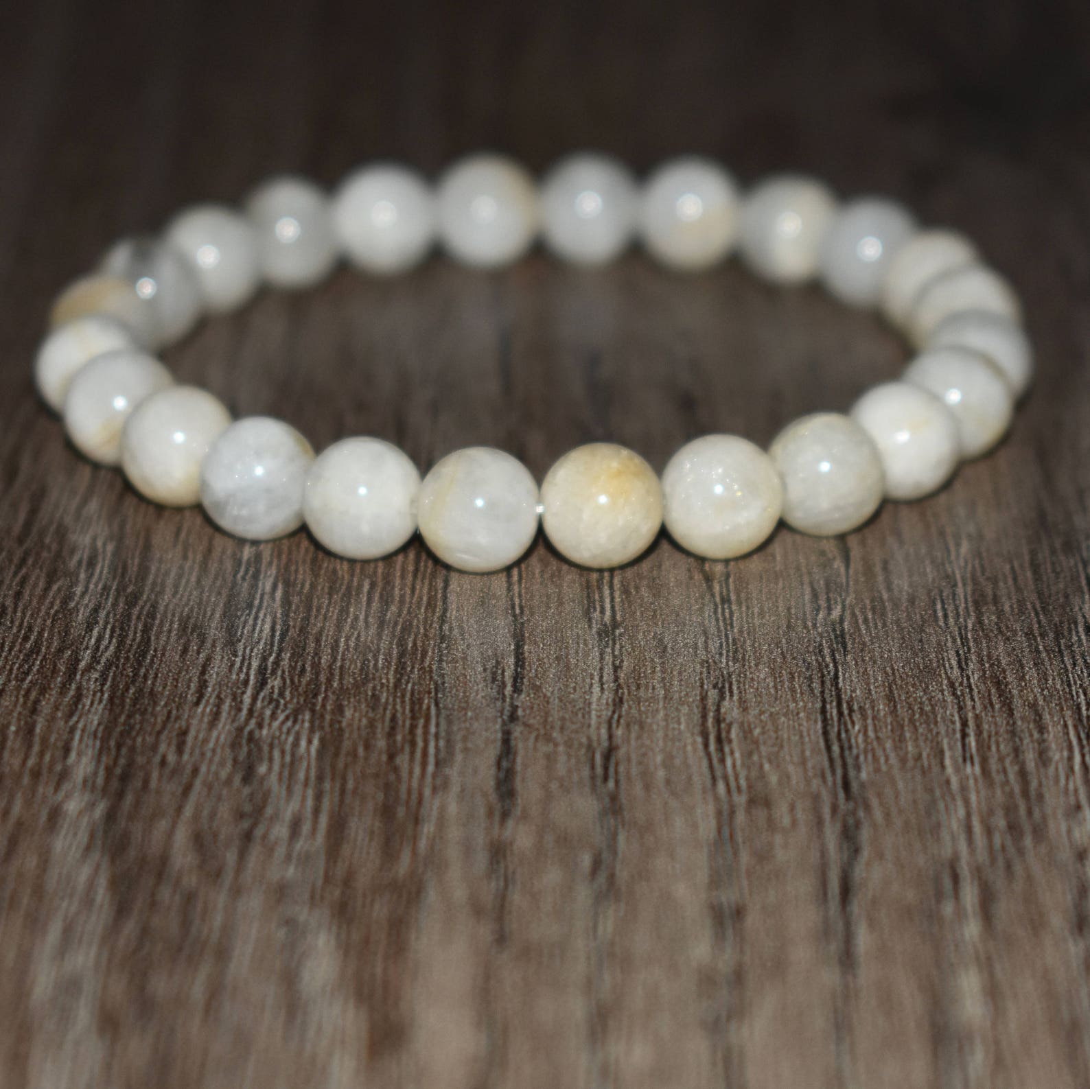 White Moonstone Bracelet Bracelets for Women Bracelets for | Etsy