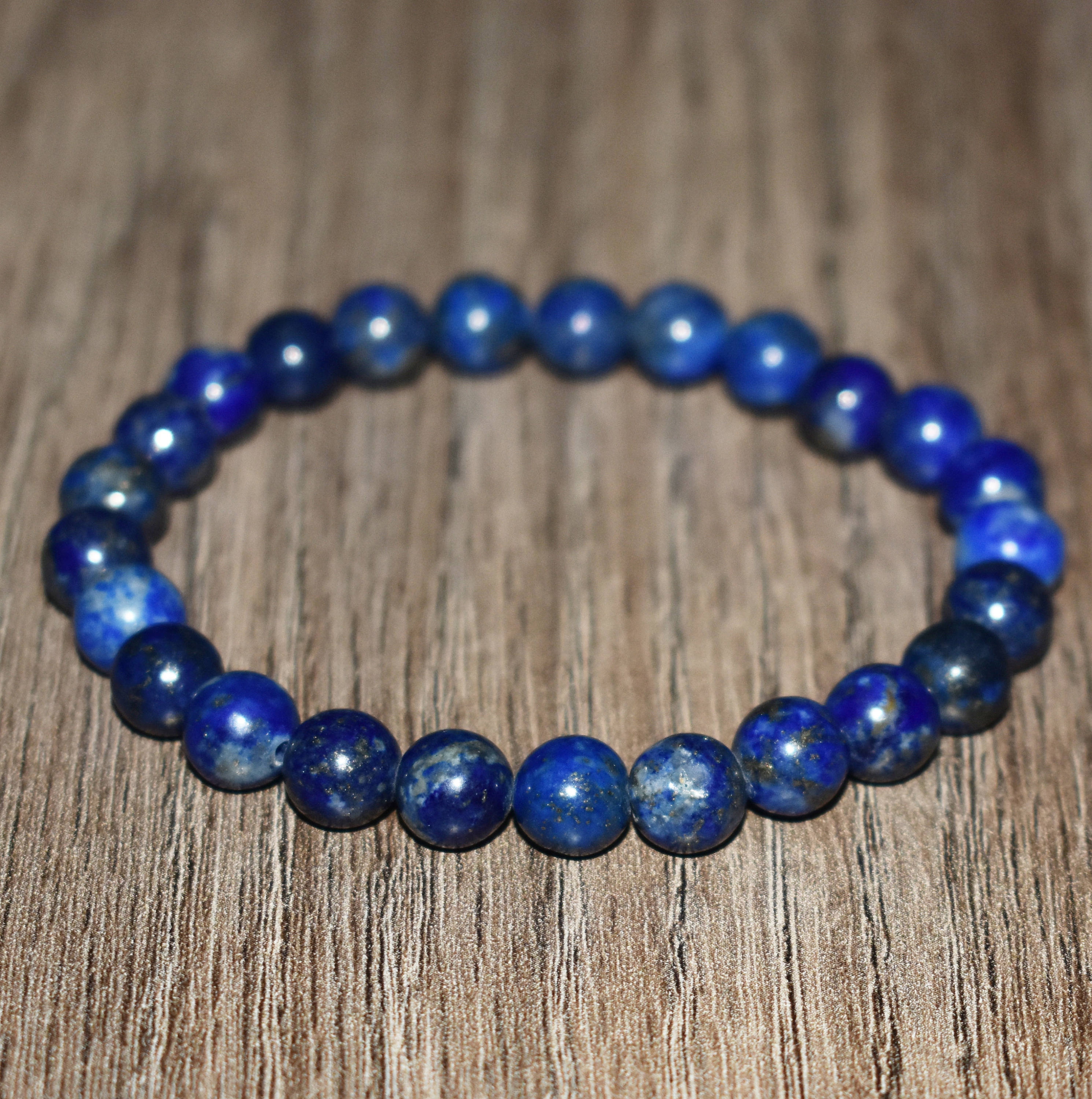 Lapis Lazuli Bracelet Lapis Chakra Bracelet Pierre Mens - Etsy