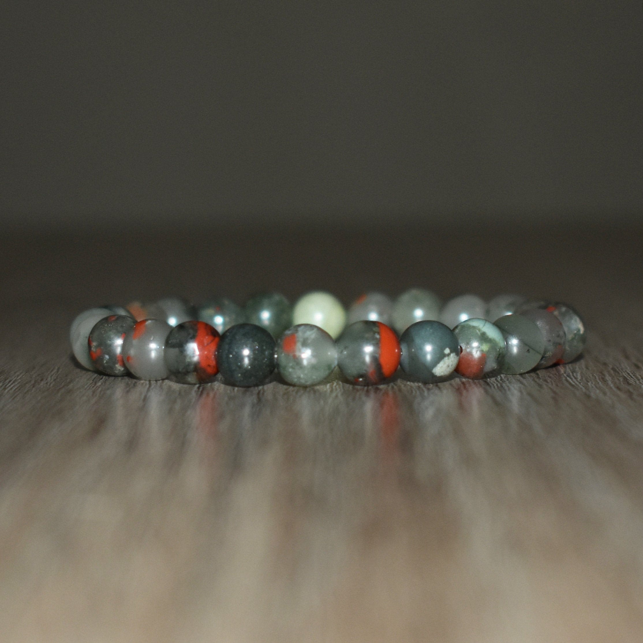 8mm African Bloodstone Bracelet Natural Bloodstone Bracelet - Etsy