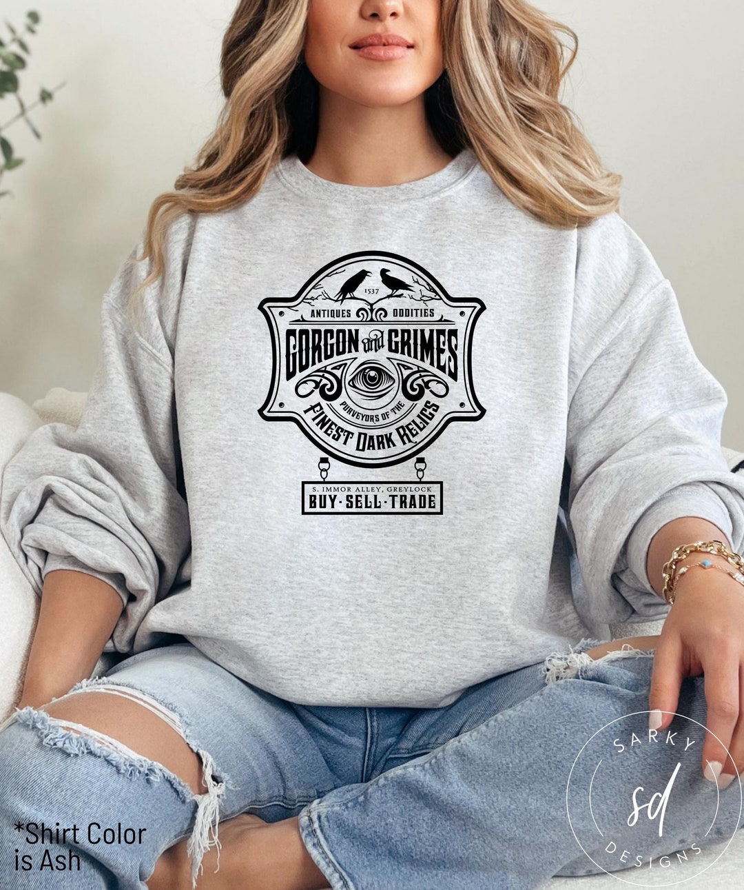 Gordon and Grimes Wizard Witch Magic Shirt Gildan 18000 Unisex Adult ...