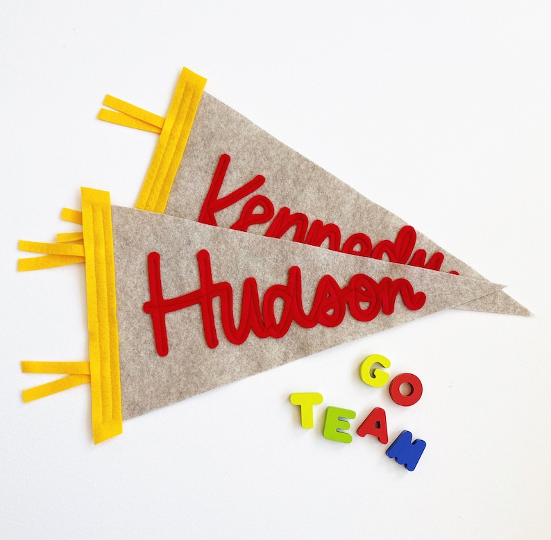 Custom Name Pennant script - Etsy