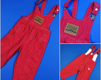 Guess overalls | Etsy