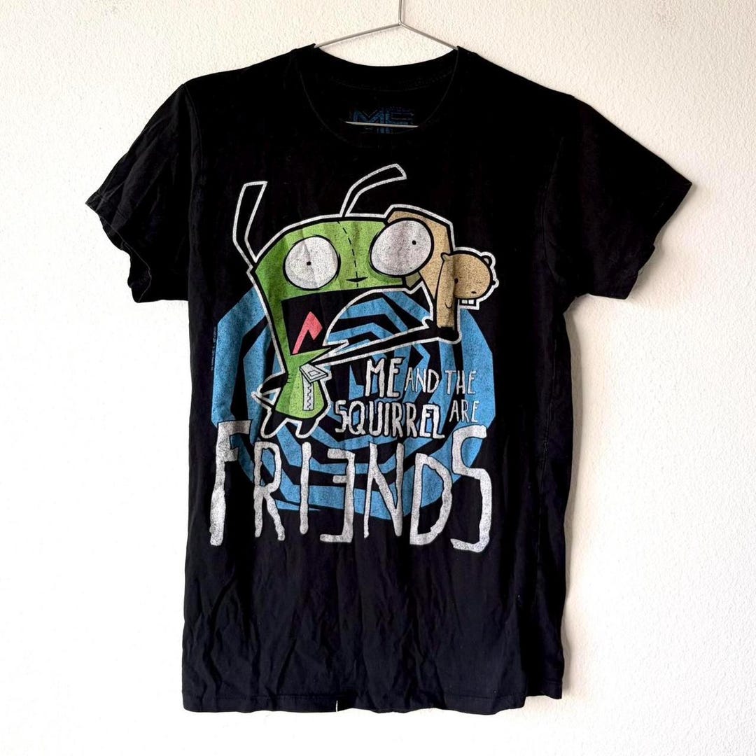 Invader Zim Gir Black Graphic Tee Shirt - Adult Small - Etsy