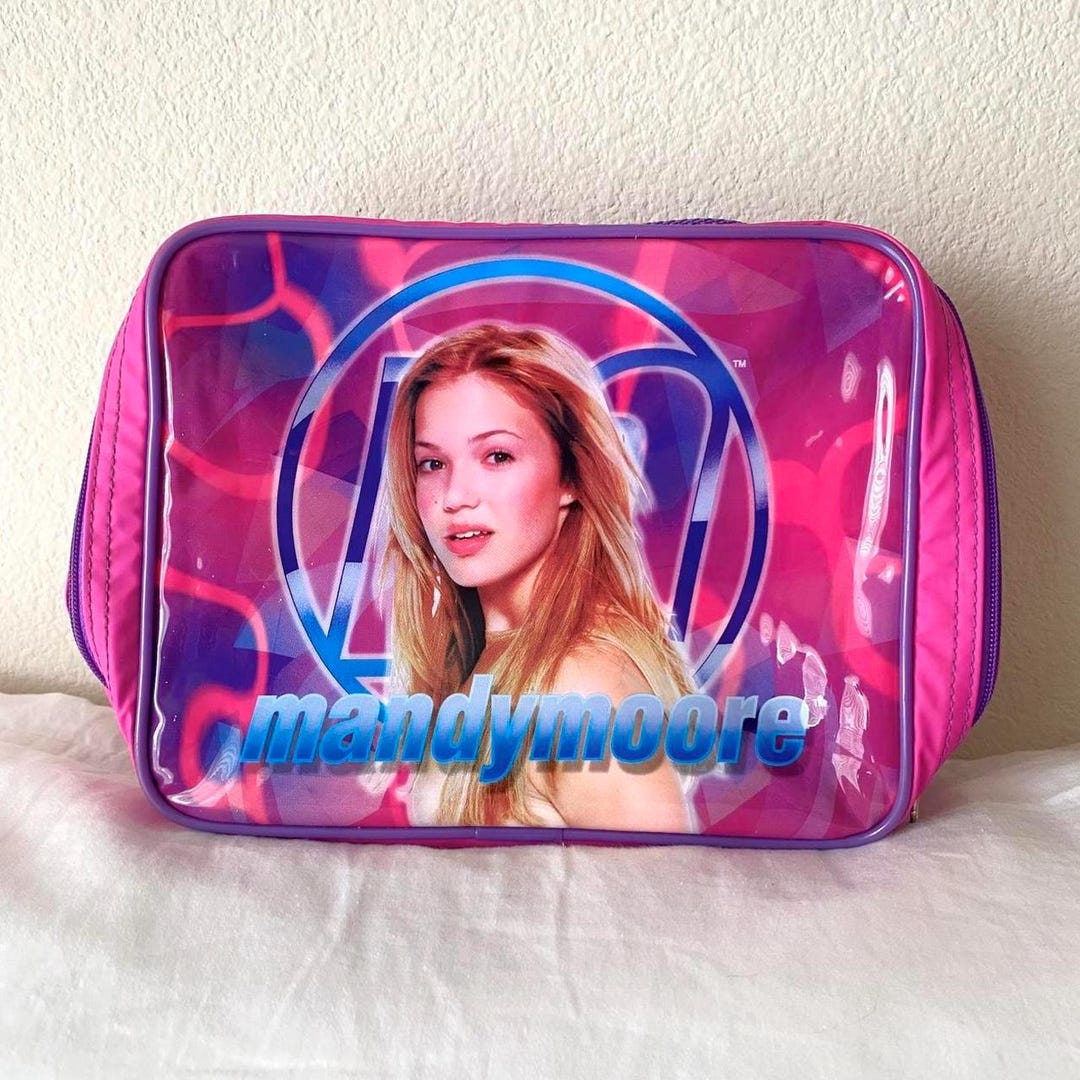 Mandy Moore Vintage 2000s Y2k Pink and Purple Lunch Box - AS IS - Etsy