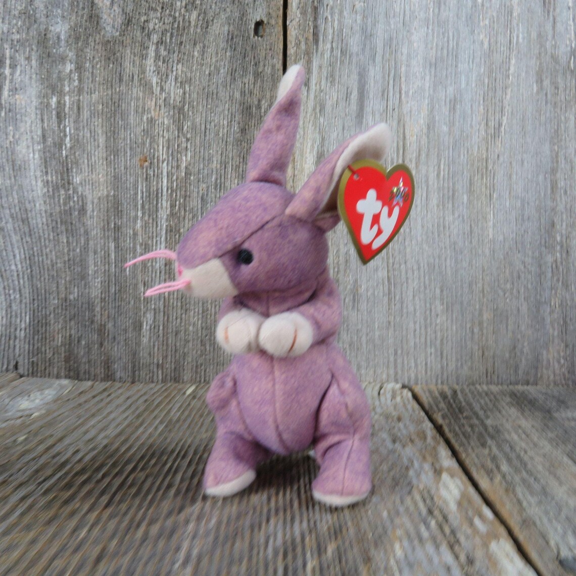 SPRINGY The Lavender Bunny Vintage 2000 McDonalds Ty Teenie | Etsy