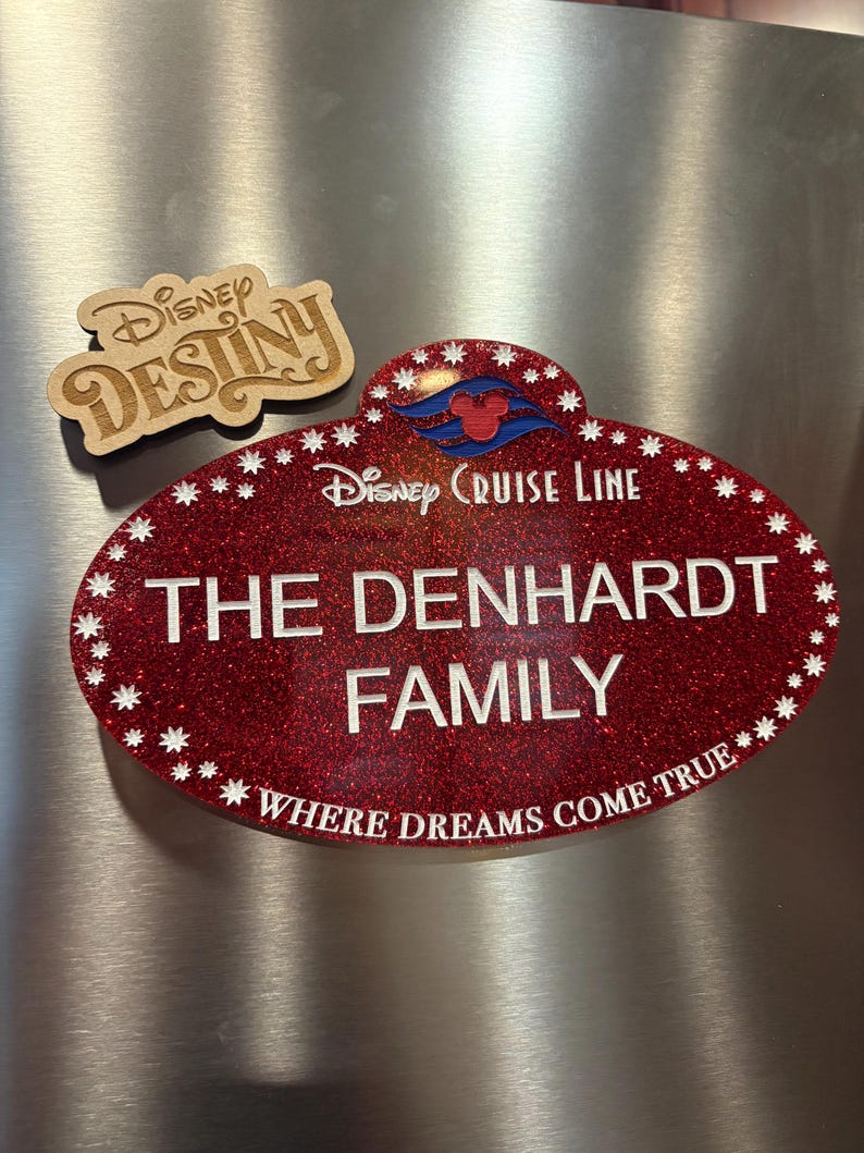 Disney Cruise Line Cast Member Tag - Magnet - Etsy