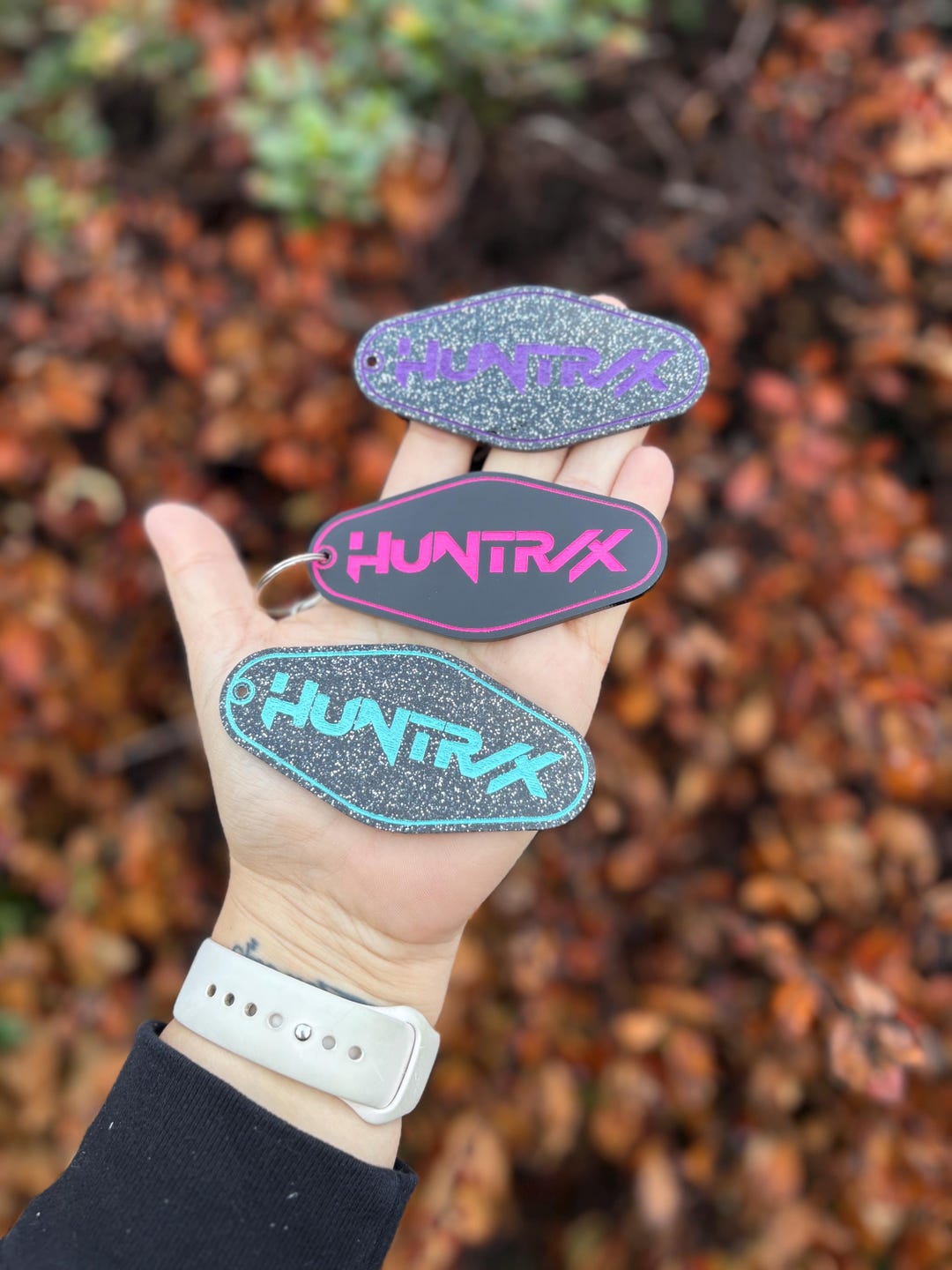 Huntrix Logo Keychains Kpop Demon Hunters - Etsy