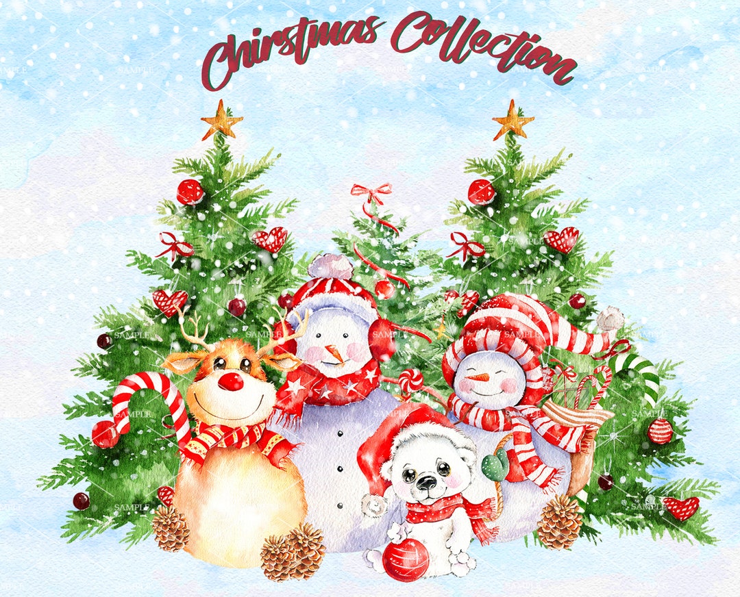 Santa Clipart Collection,christmas Clipart Collection,collection Santa ...
