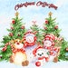 Santa Clipart Collection,christmas Clipart Collection,collection Santa ...