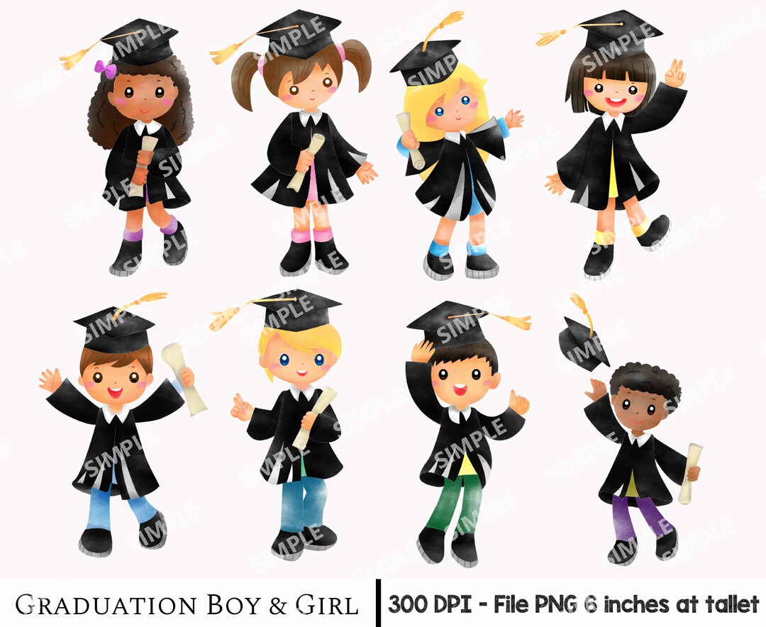 Graduation Clipart,graduation Graphics,cape,scroll,graduate Girl ...
